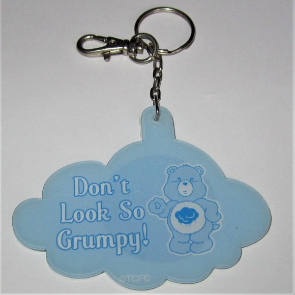 Care Bears | Accessories | Care Bears Blue Grumpy Key Chain With Mirror ...